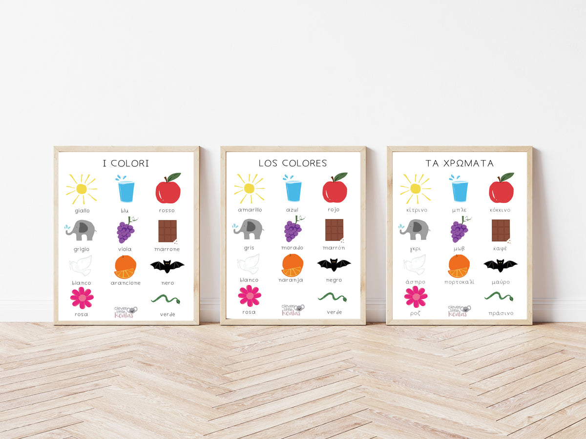 Colours Poster – Clever Little Koalas